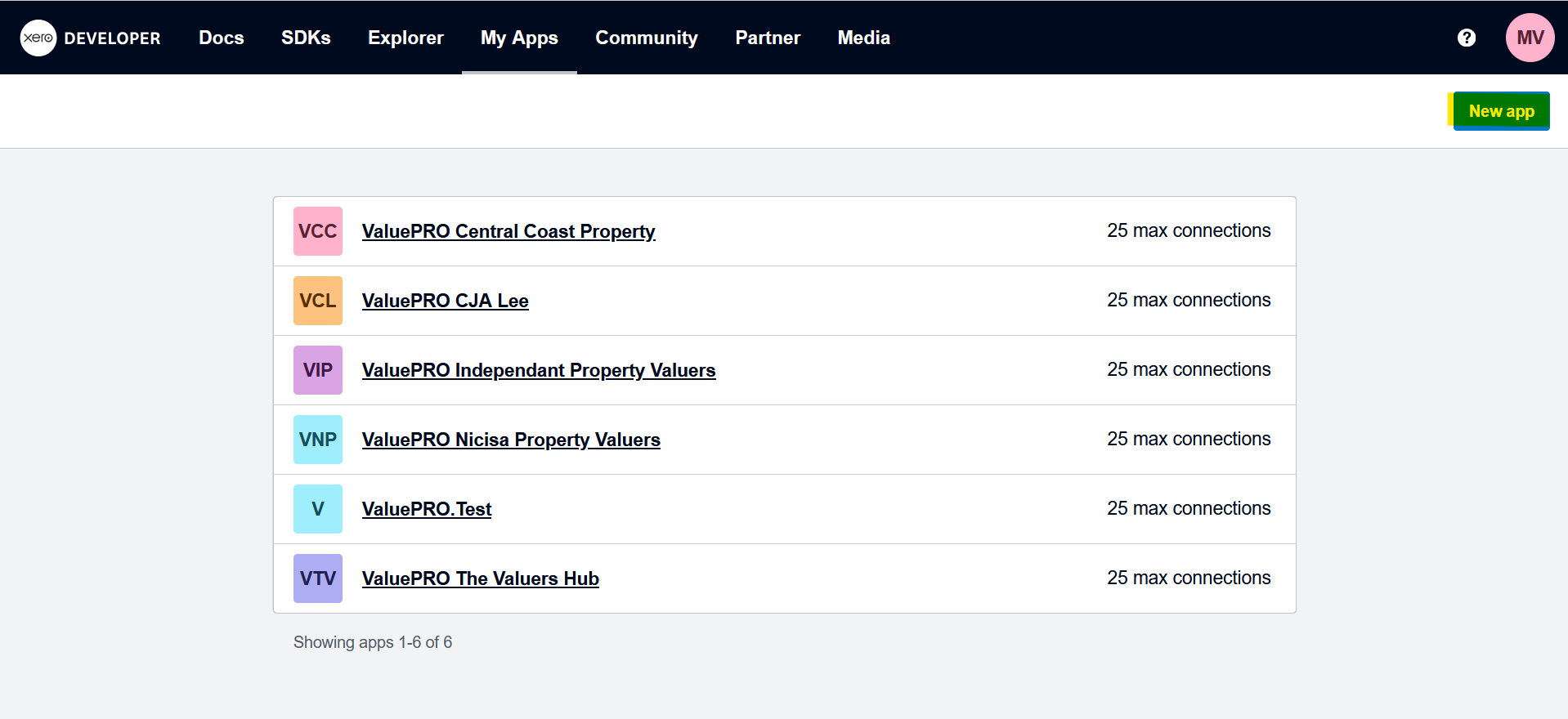 Setup Xero Integration – ValuePRO