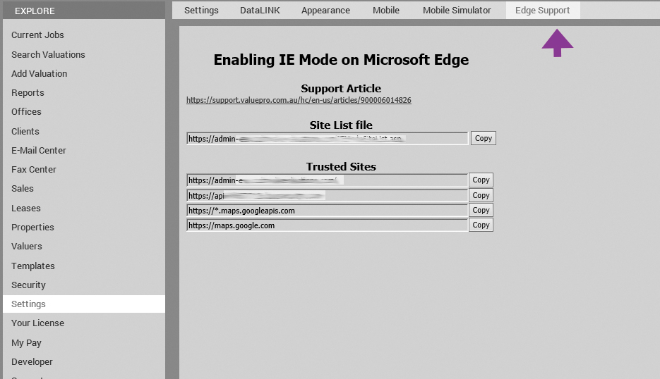 Configure IE Mode via Group Policy – ValuePRO